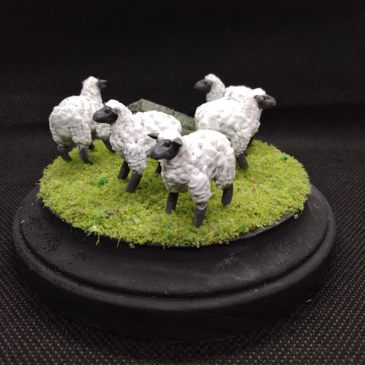 3D Printable Sheep, Miniature by LostPage