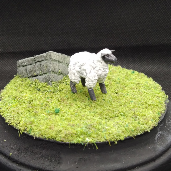 3D Printable Sheep, Miniature by LostPage