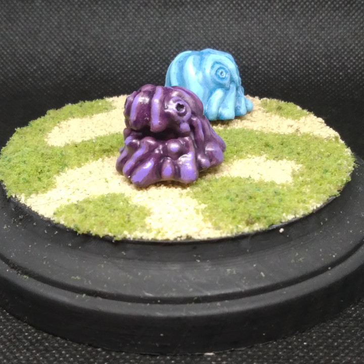 3D Printable Slime, Open Mouth, Miniature by LostPage