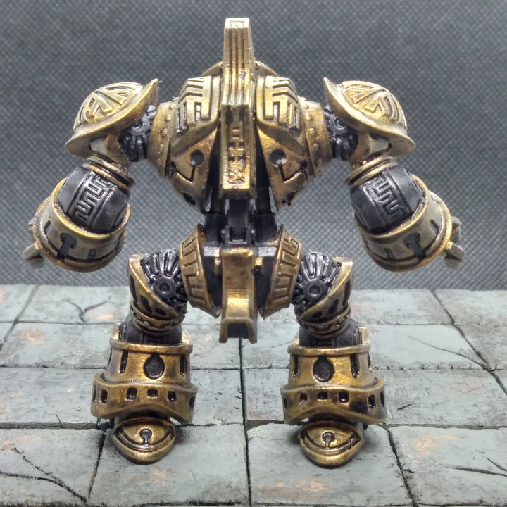 3D Printable Warcast Juggernaut, Construct Miniature by LostPage
