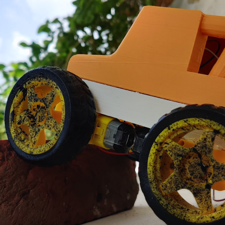 3D Printable RC car(Fx7) by Shaurya Khosla