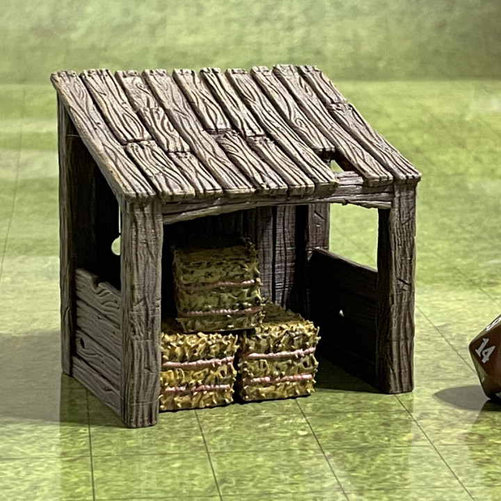3D Printable Hay by Gracewindale Mini Scenery