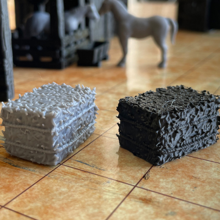 3D Printable Hay by Gracewindale Mini Scenery