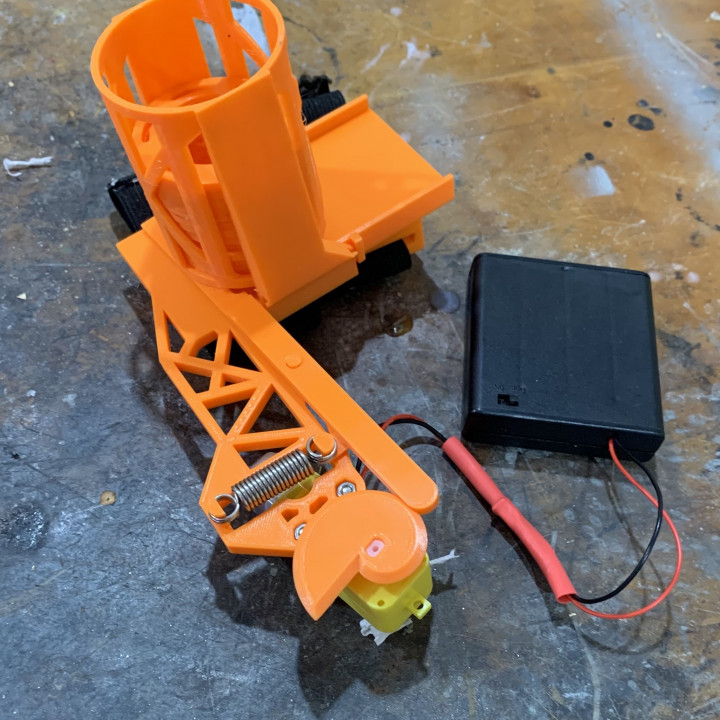 3D Printable Arm Mounted Disk Launcher by mgineer