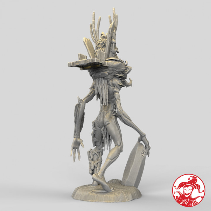 3D Printable Wood Giant – the Arboreal Guardian 2-inch base 100mm+ Huge ...