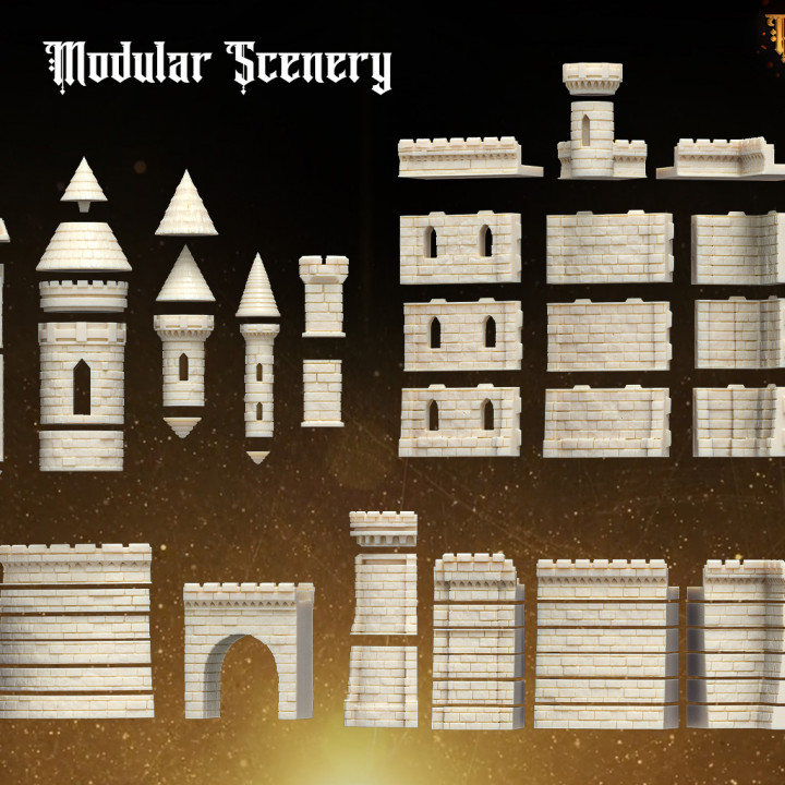 3D Printable Modular scenery by Heroes Infinite