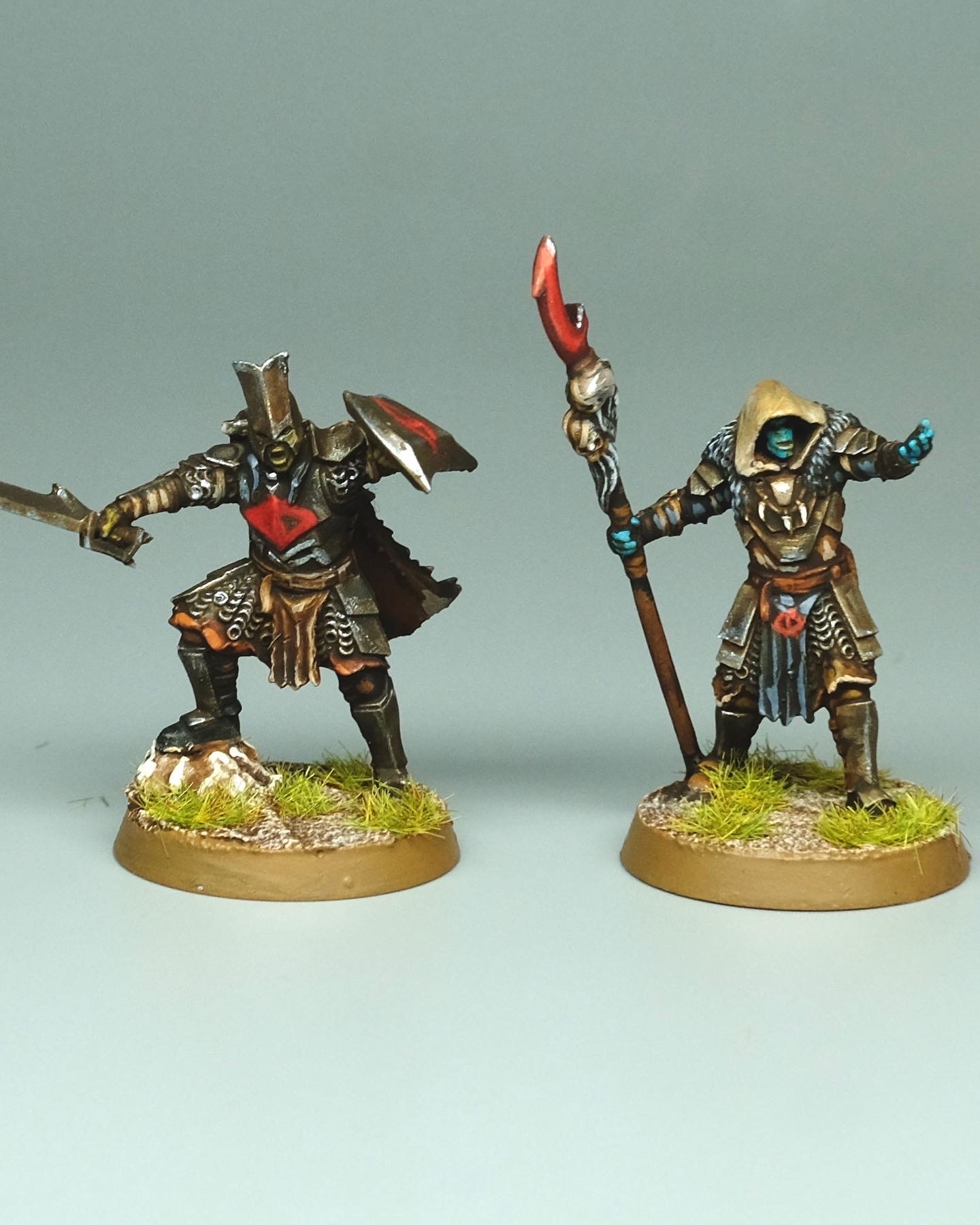 3D Printable 2x Captain Super Orc | Super Orcs | Fantasy by Davale Games