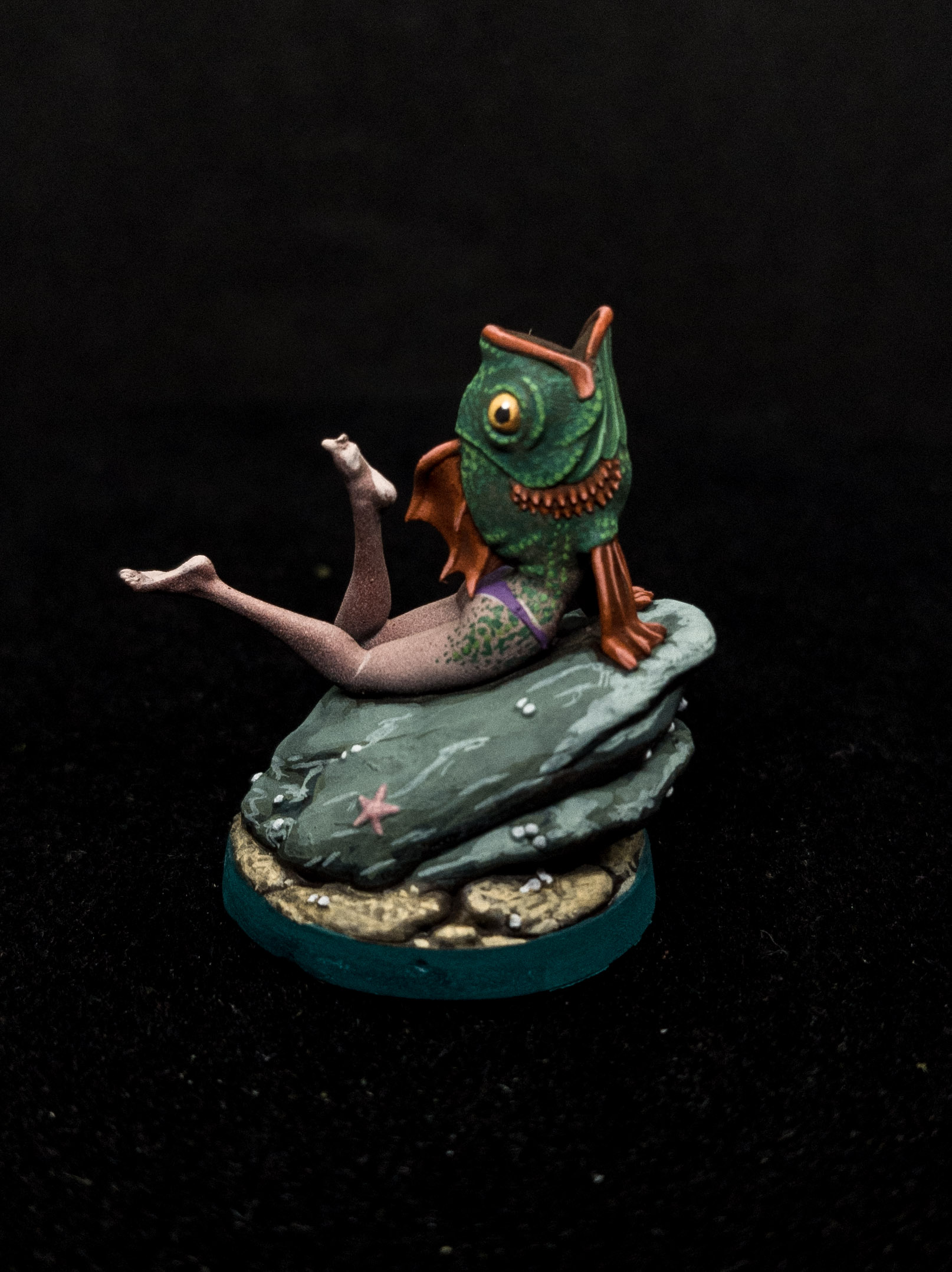 3D Printable Reverse Mermaid 2 [pre-supported] by Byzantur Minis