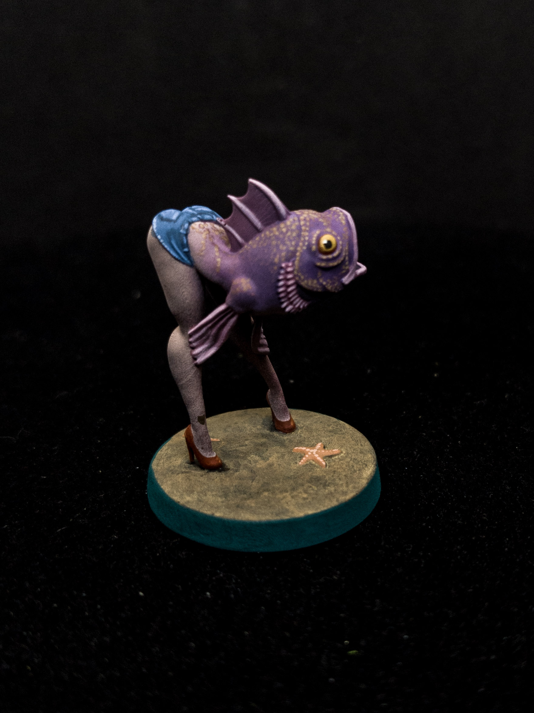 3D Printable Reverse Mermaid 3 [pre-supported] by Byzantur Minis