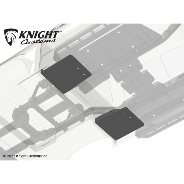 3D Printable Knightrunner Front Inner Fender Set by Knight Customs