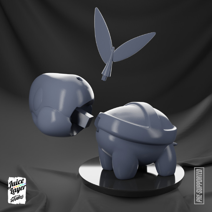 3D Printable [Pre-supported] Turtwig - Juice Layer Studios by Juice Layer
