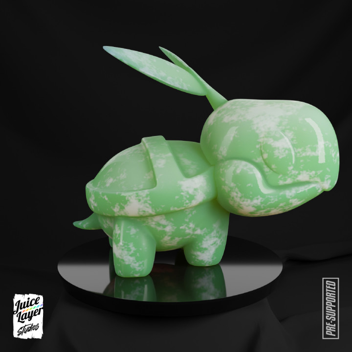 3D Printable [Pre-supported] Turtwig - Juice Layer Studios by Juice Layer