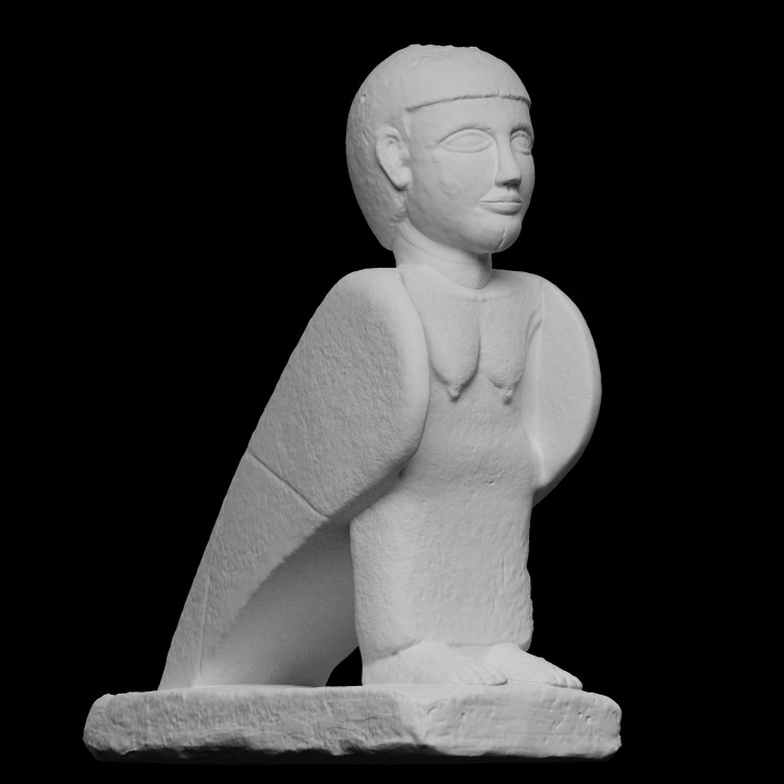 3D Printable Female Ba-bird statue by Scan The World