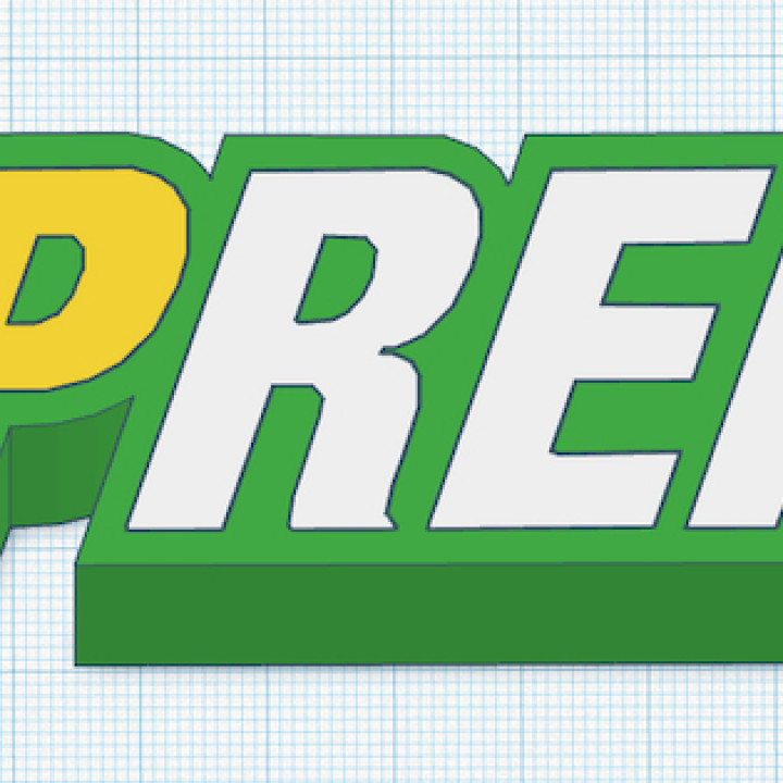 3D Printable SUBWAY SUPREME logo paperweight by wafflecart