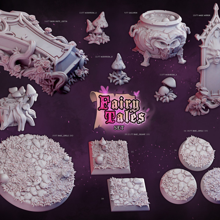 3D Printable Fairy Tales by DrunkenDwarf