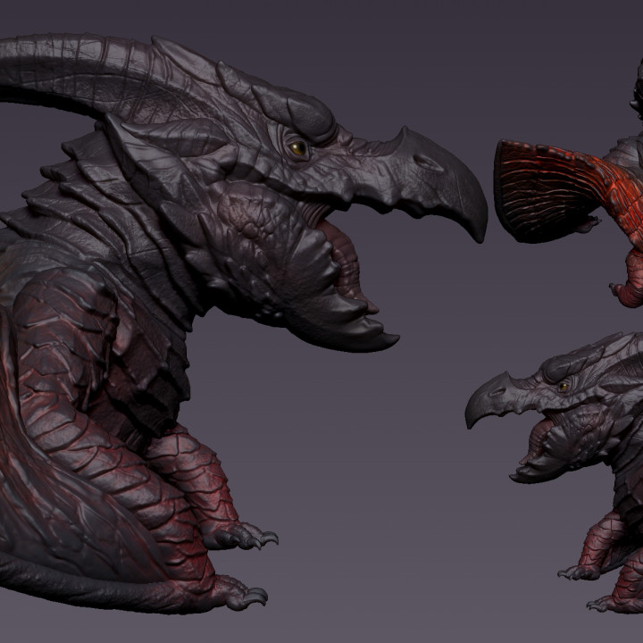 3D Printable Rodan by Art of V