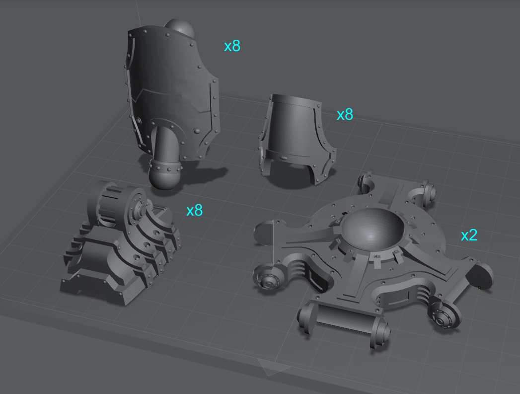 3D Print of [LEGACY] War Constructs - Asamus War Construct by GunnyJeeves