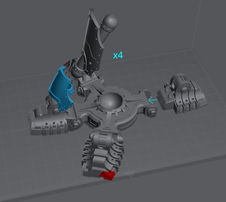 3D Print of [LEGACY] War Constructs - Asamus War Construct by GunnyJeeves