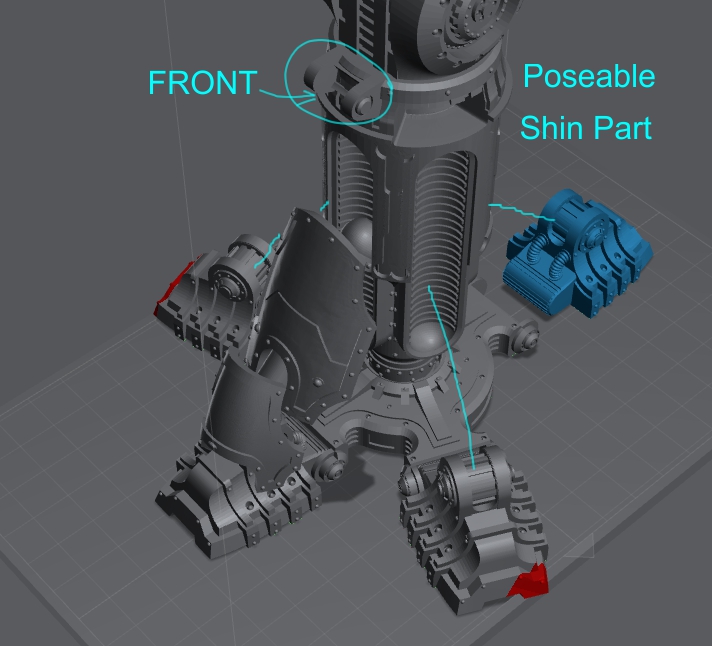 3D Print of [LEGACY] War Constructs - Asamus War Construct by GunnyJeeves