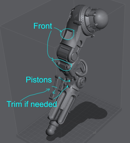 3D Print of [LEGACY] War Constructs - Asamus War Construct by GunnyJeeves