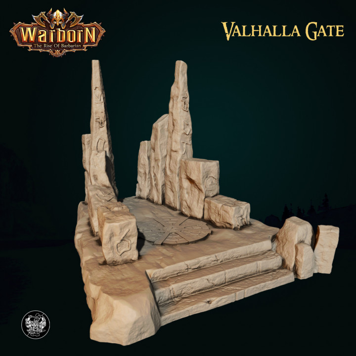 3D Printable Valhalla Gate by The Master Forge