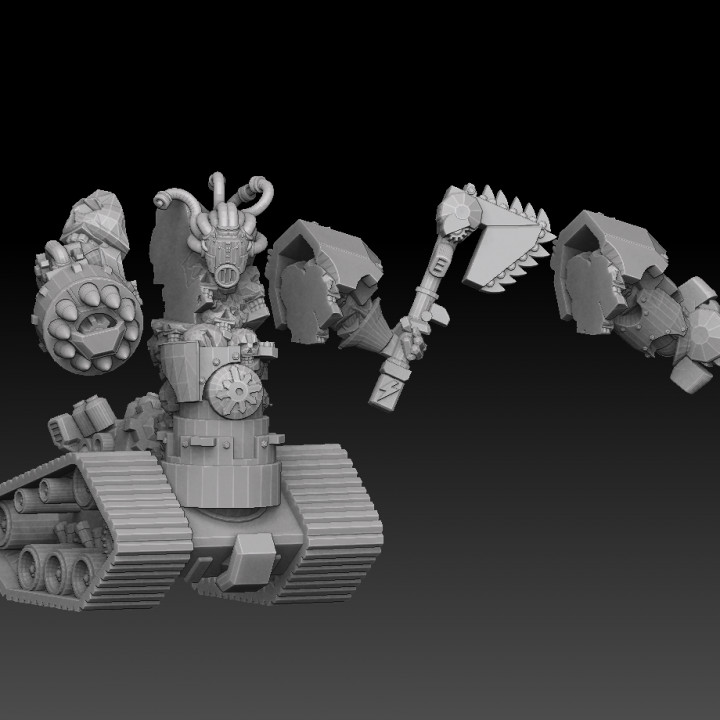 3D Printable Tank Demon Megapack by Sharedog Miniatures