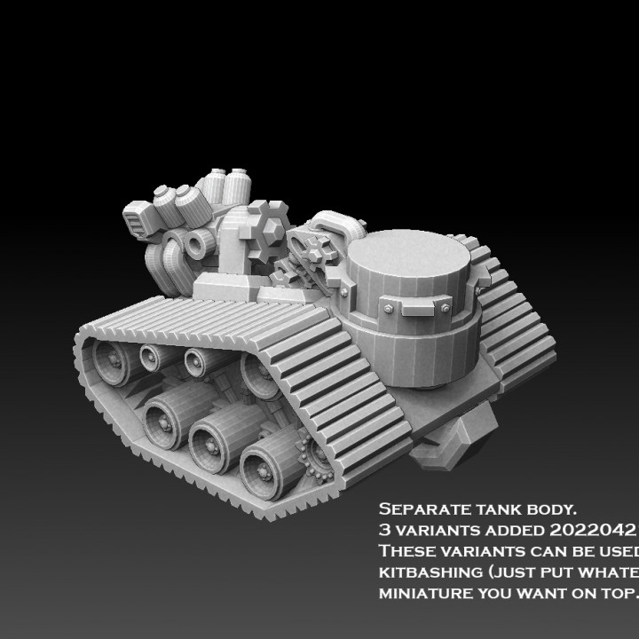 3D Printable Tank Demon Megapack by Sharedog Miniatures