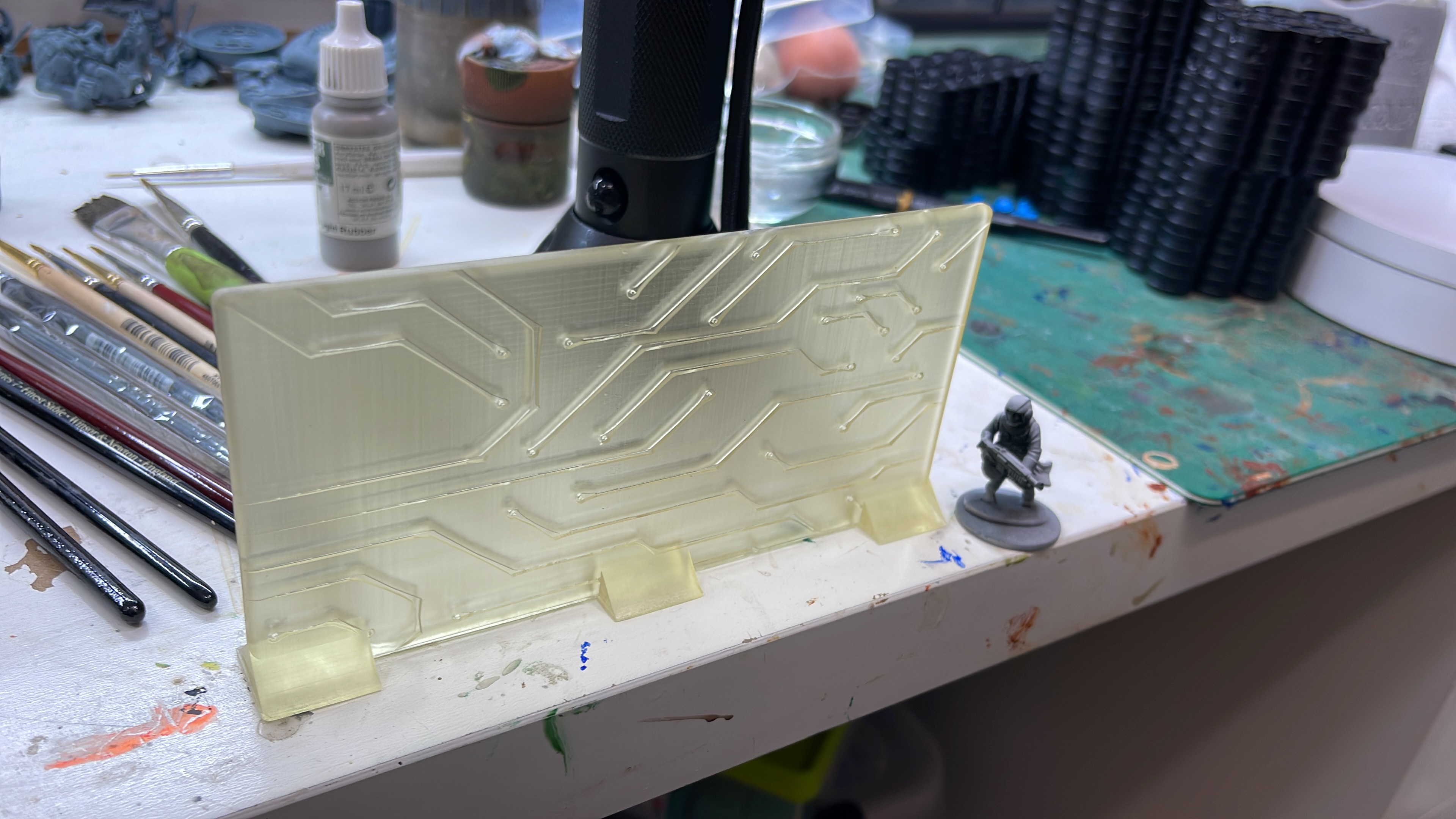 3D Printable Stargrave - Force and Holographic Wall by brander roullett