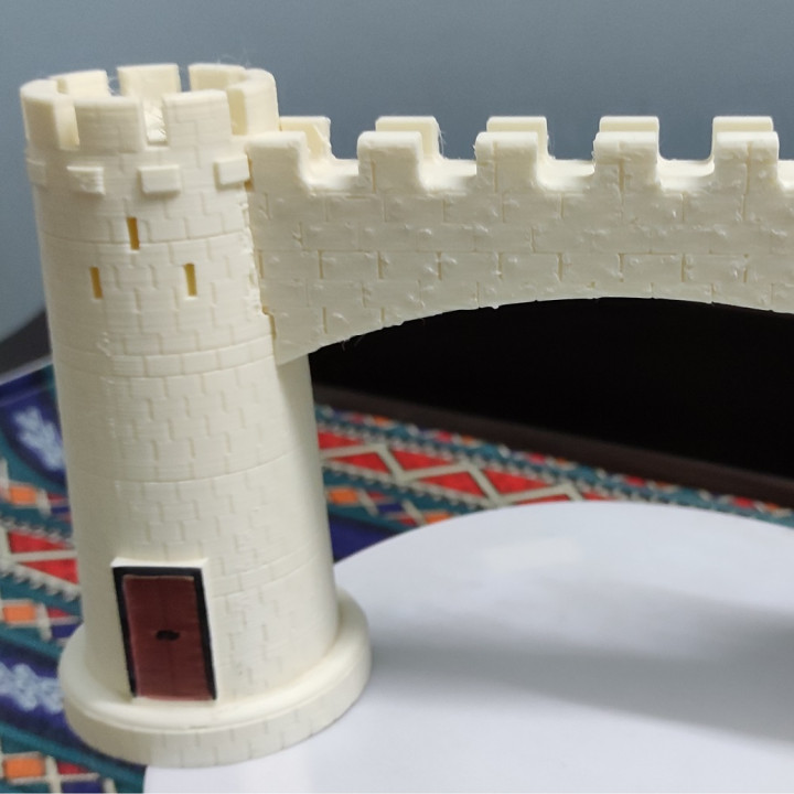 3D Printable Khyber Gate (Baab-e-Khyber) by okMOK
