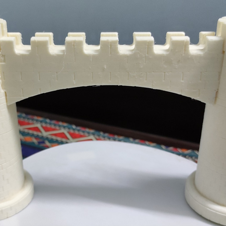 3D Printable Khyber Gate (Baab-e-Khyber) by okMOK
