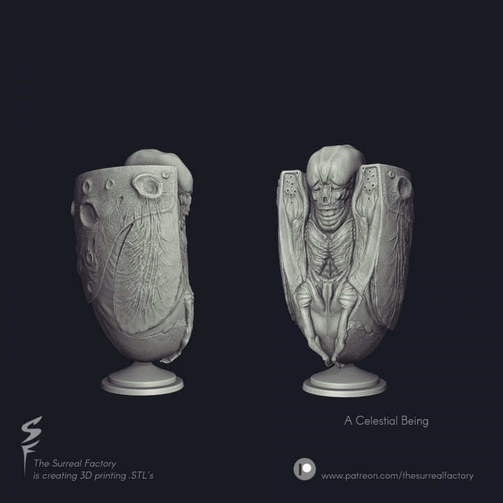 3D Printable Celestial Being by TheSurrealFactory