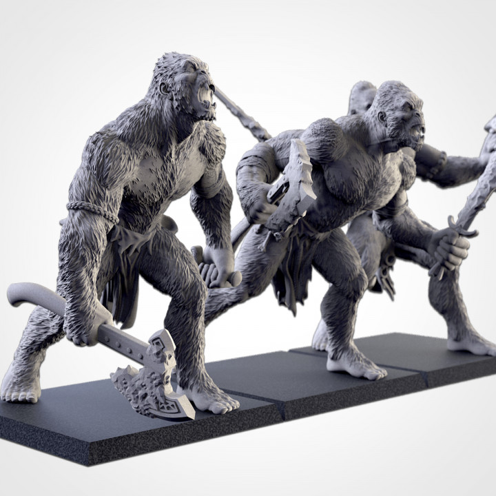 3D Printable Yetis by Txarli Factory