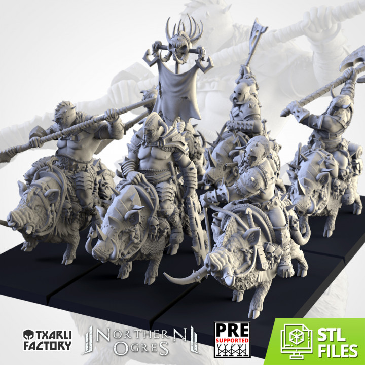 3D Printable Tusker Cavalry by Txarli Factory