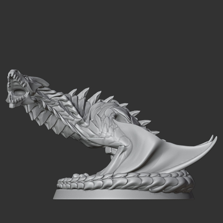 3D Printable Dragon - Sitting by TheSurrealFactory