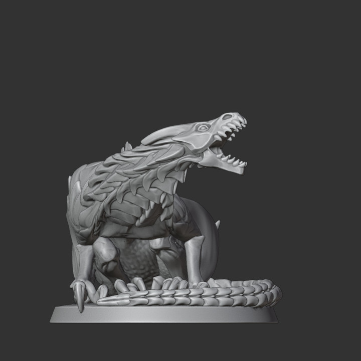 3D Printable Dragon - Sitting by TheSurrealFactory