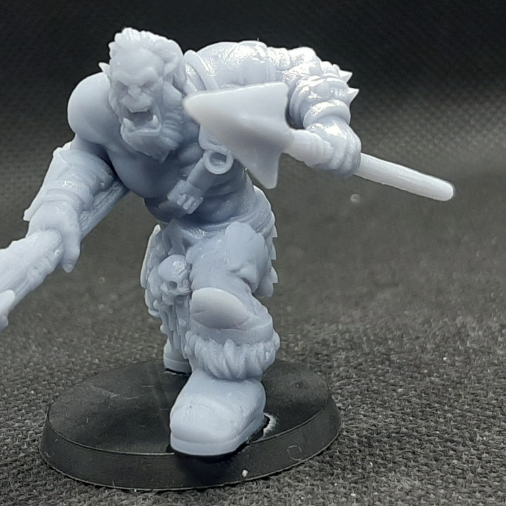 3D Printable Orc Bundle [Pre-Supported] by TytanTroll Miniatures