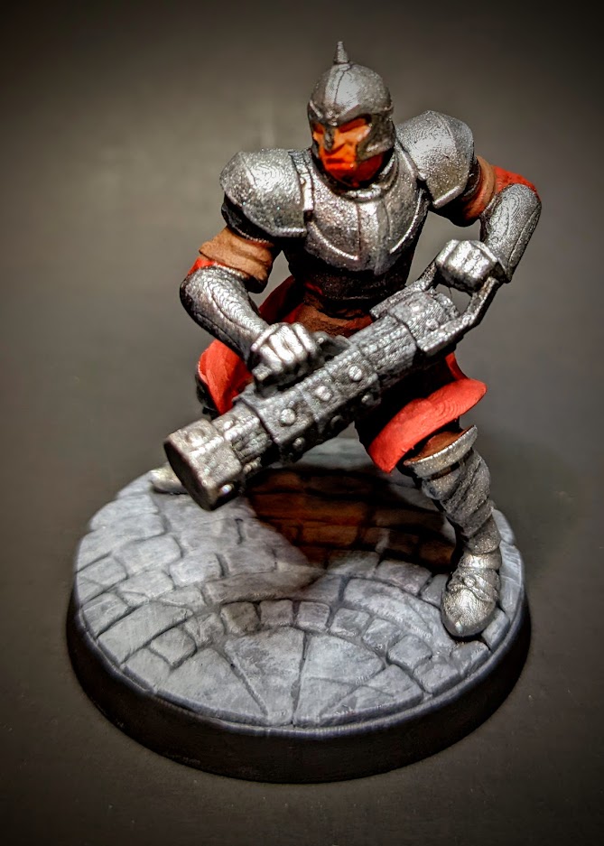 3D Printable City Guard D by STL Miniatures