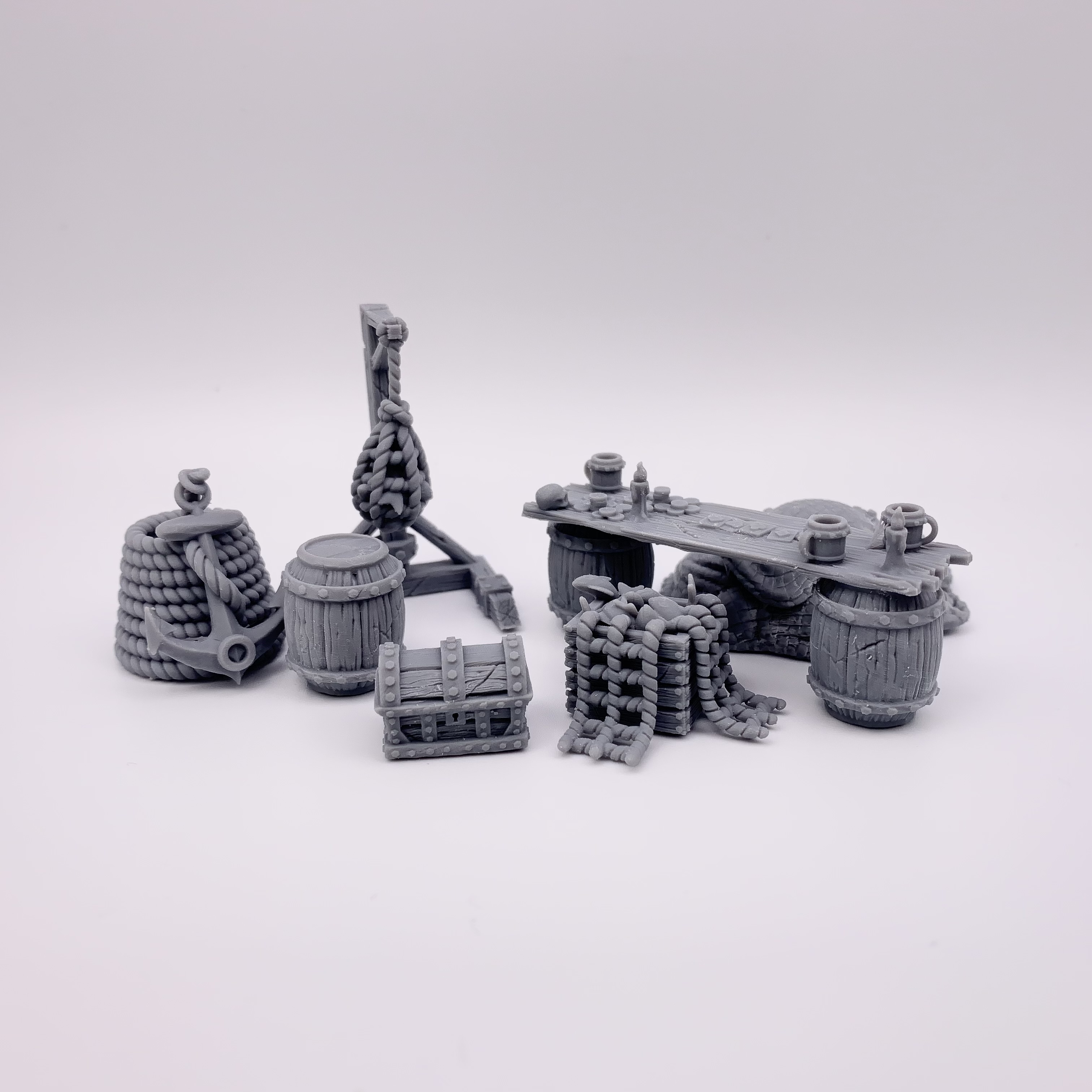 3D Printable Ship Props (Pre-Supported) by Cast n Play