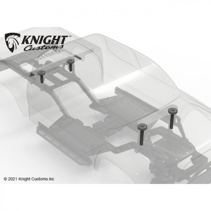 3D Printable Knightrunner Magnet mount plates by Knight Customs