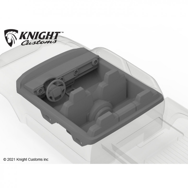 3D Printable Knightrunner interior by Knight Customs