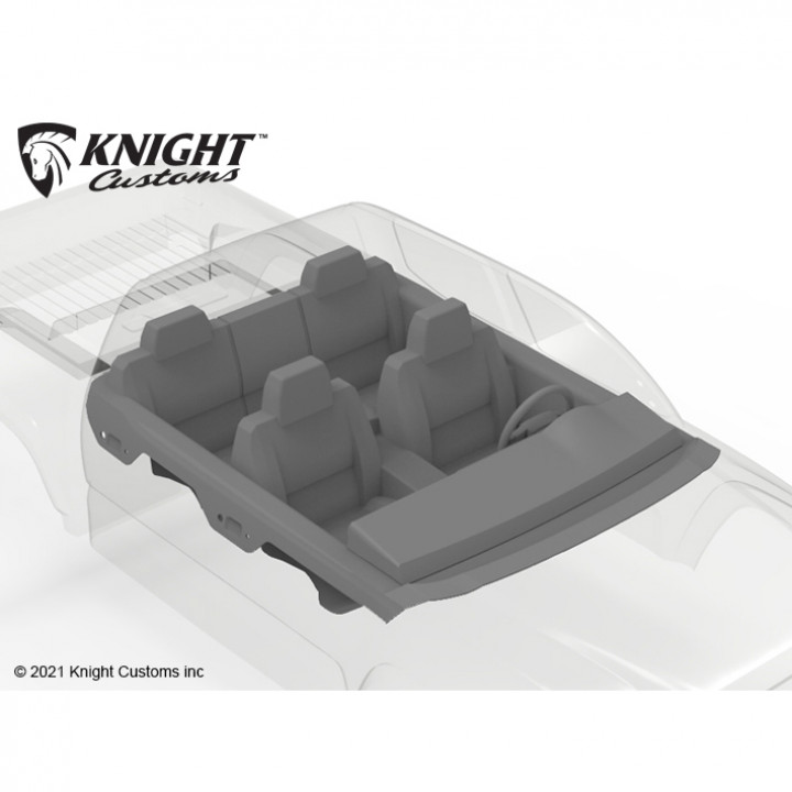 3D Printable Knightrunner interior by Knight Customs
