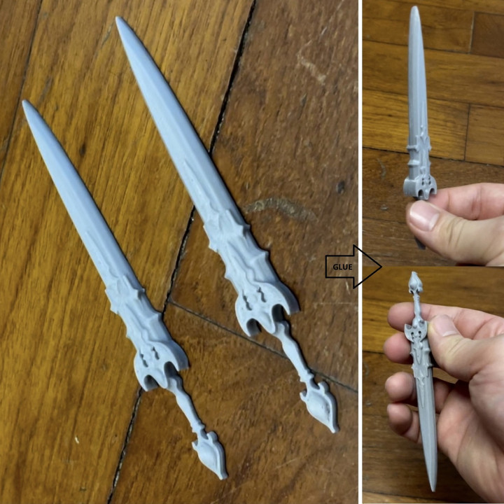 3D Printable Cabal Online Demonite Blade by TS DIY
