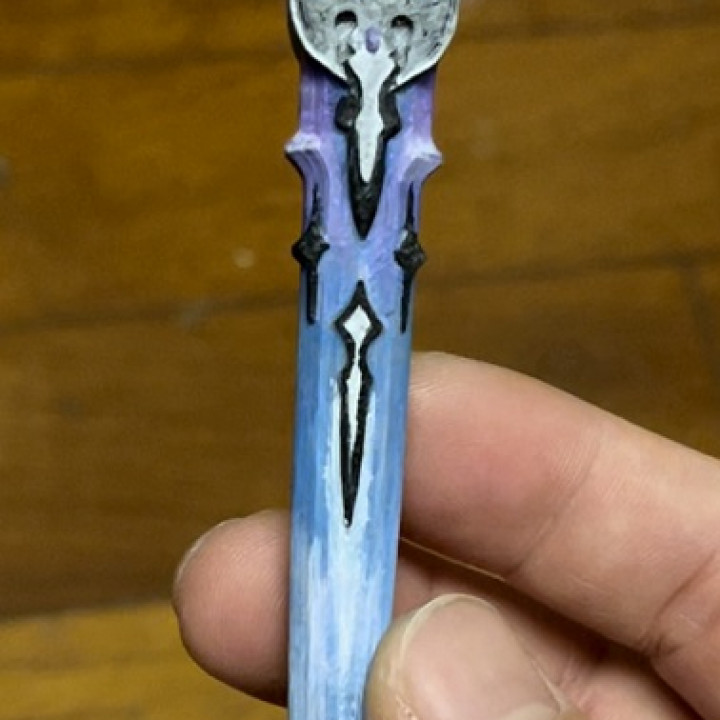 3D Printable Cabal Online Demonite Blade by TS DIY