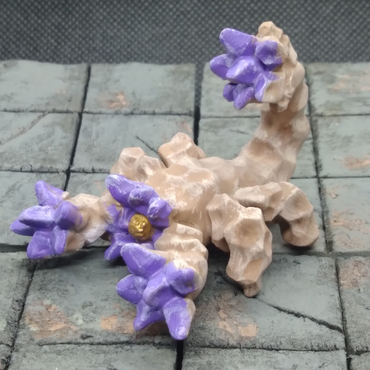 3D Printable Earth Elemental, Miniature by LostPage