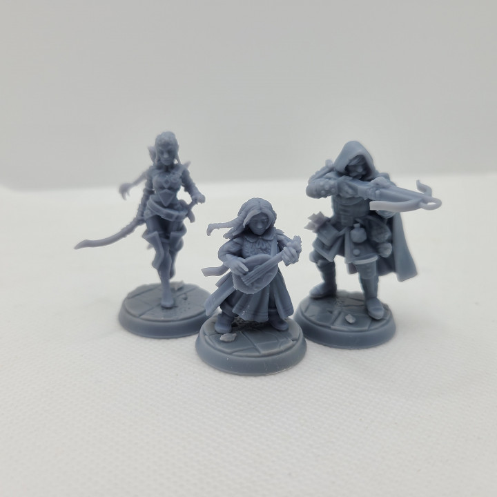3D Print of RPG - DnD Hero Characters - Titans of Adventure Set 15 by ...