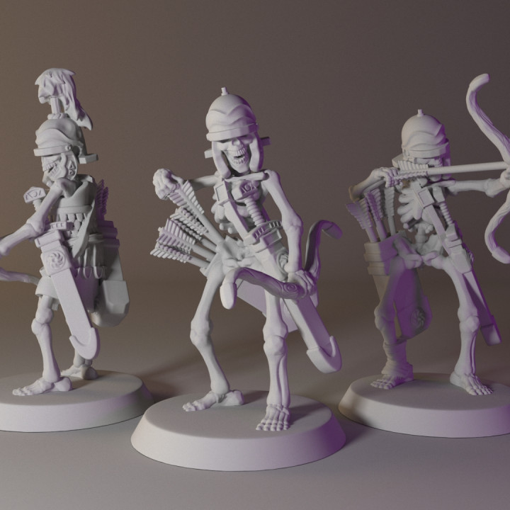 3D Printable Skeleton Archer Set !SUPPORTED! !FREE! by Stormforge ...