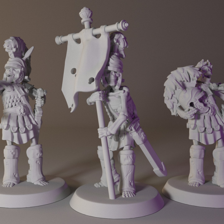 3D Printable Skeleton Commanders Set !SUPPORTED! !FREE! by Stormforge ...