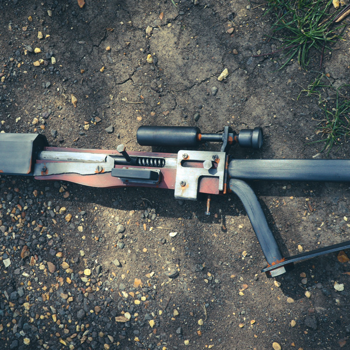 3D Printable Pipe Pistol / Sniper rifle - Cosplay by Fr3D @ The3DPrinting