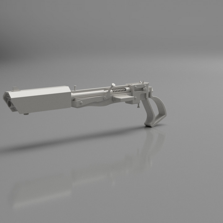 3D Printable Pipe Pistol / Sniper rifle - Cosplay by Fr3D @ The3DPrinting