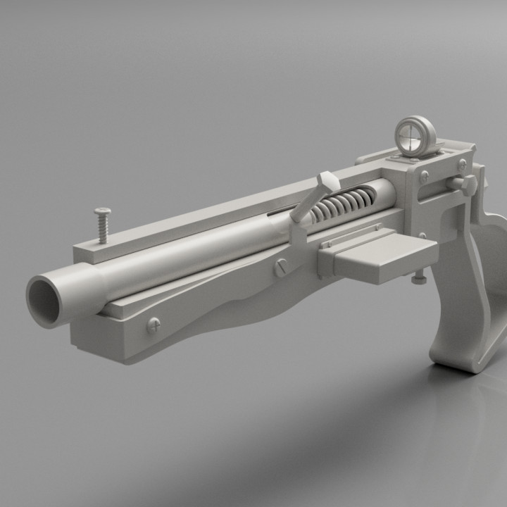 3D Printable Pipe Pistol / Sniper rifle - Cosplay by Fr3D @ The3DPrinting